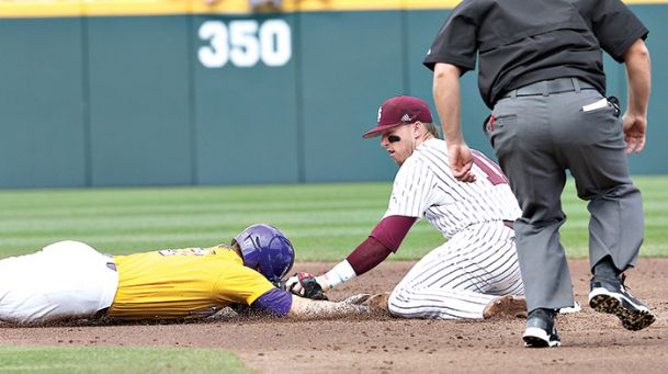 LSU tops No. 2-ranked Diamond Dawgs, wins weekend series - The Dispatch