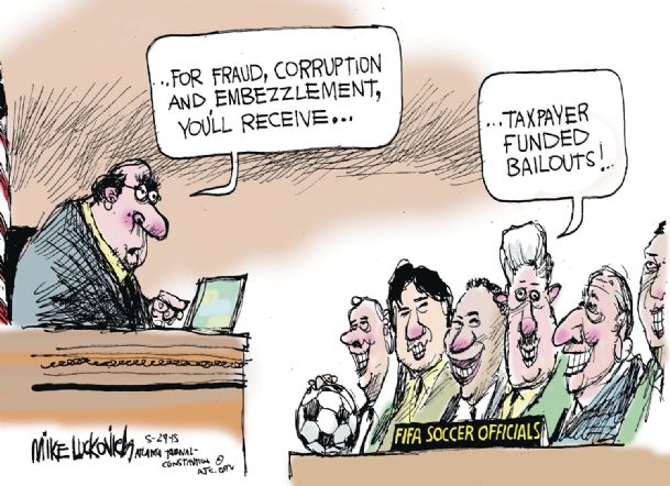 Editorial cartoon for 5-29-15 - The Dispatch
