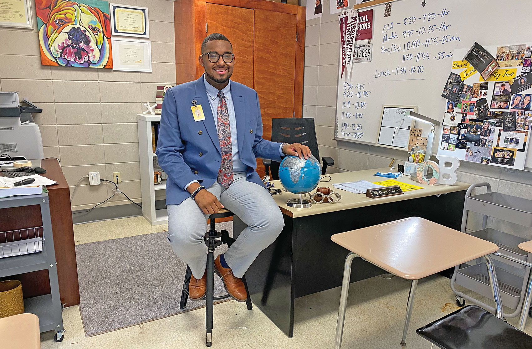 Monday Profile: Second-year teacher brings his own style to class - The ...