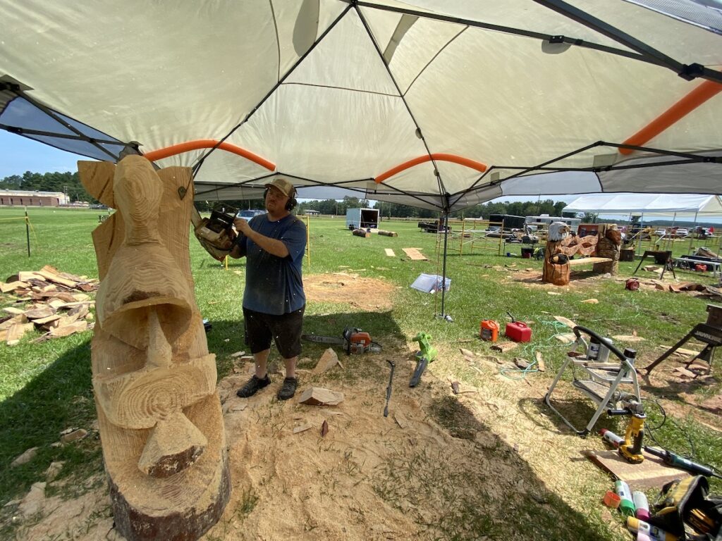 Chainsaw carvings donated to Eupora at first-ever chainsaw arts ...