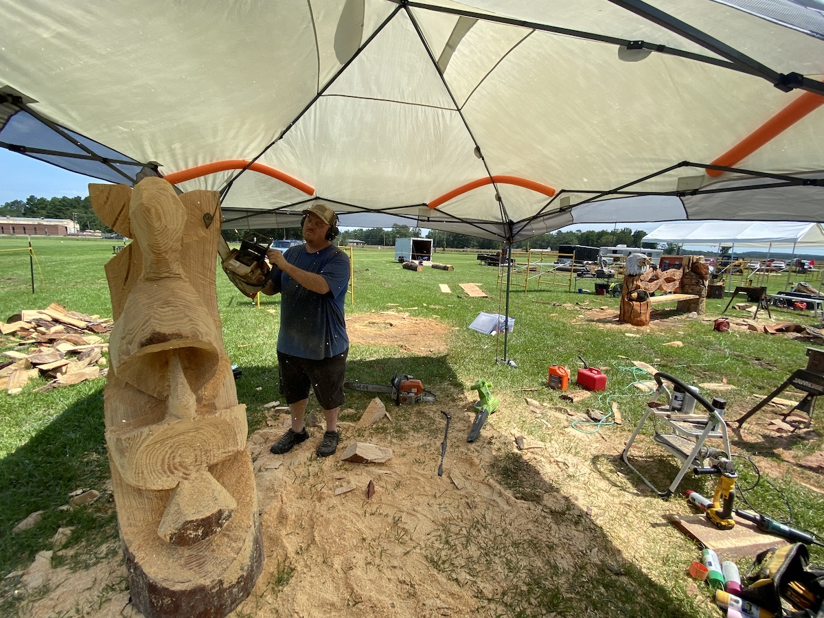 Chainsaw carvings donated to Eupora at first-ever chainsaw arts ...