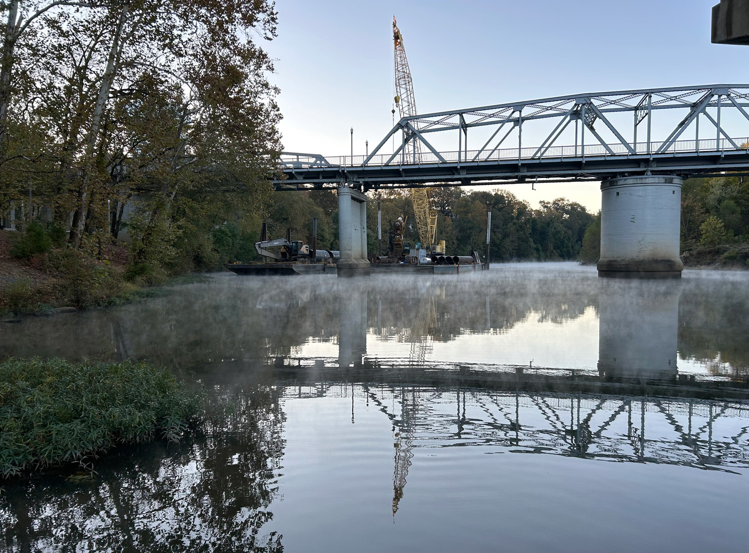 Photo: Bridge work begins - The Dispatch