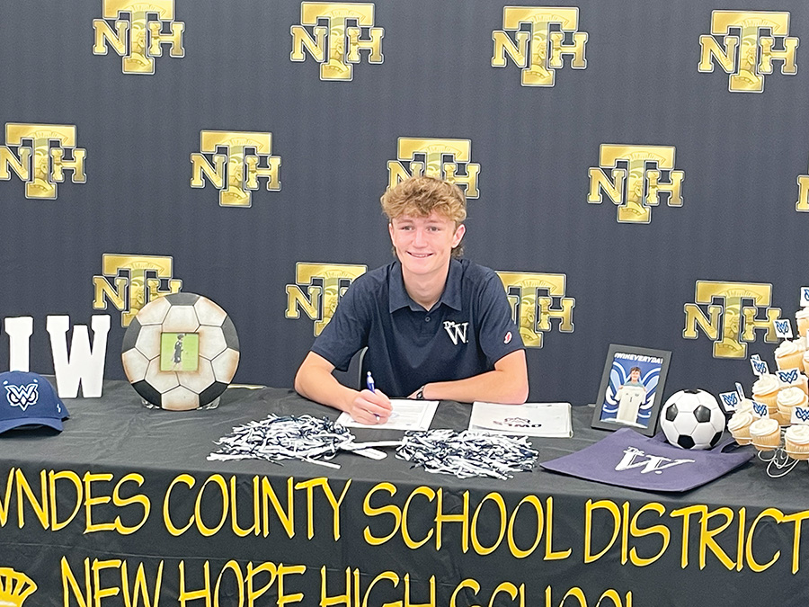 Drew Pack joins teammates in signing to play soccer at MUW - The Dispatch