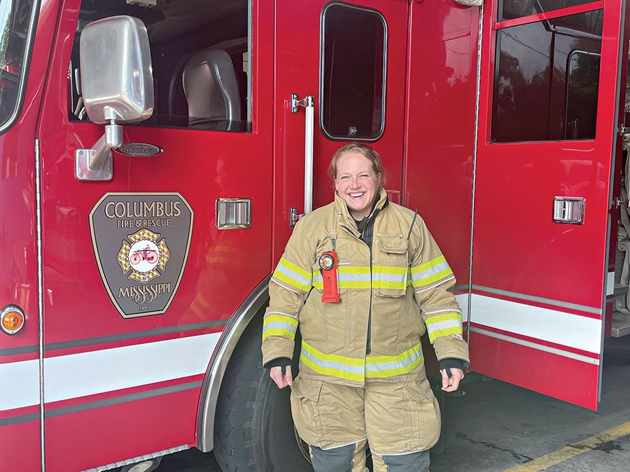 Community Profile: CFR firefighter sworn in three months after giving ...