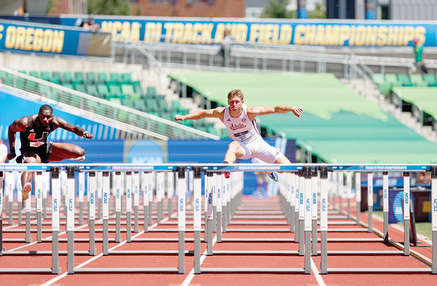 Mississippi State’s Peyton Bair takes second in decathlon at NCAA ...