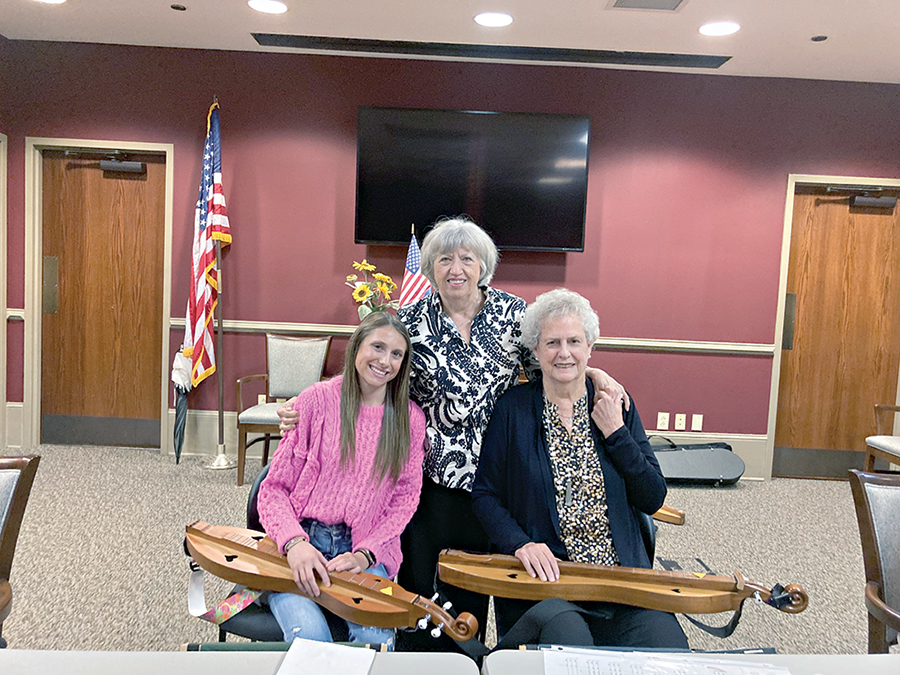 Photo: Colonial Dames discuss Dulcimers - The Dispatch