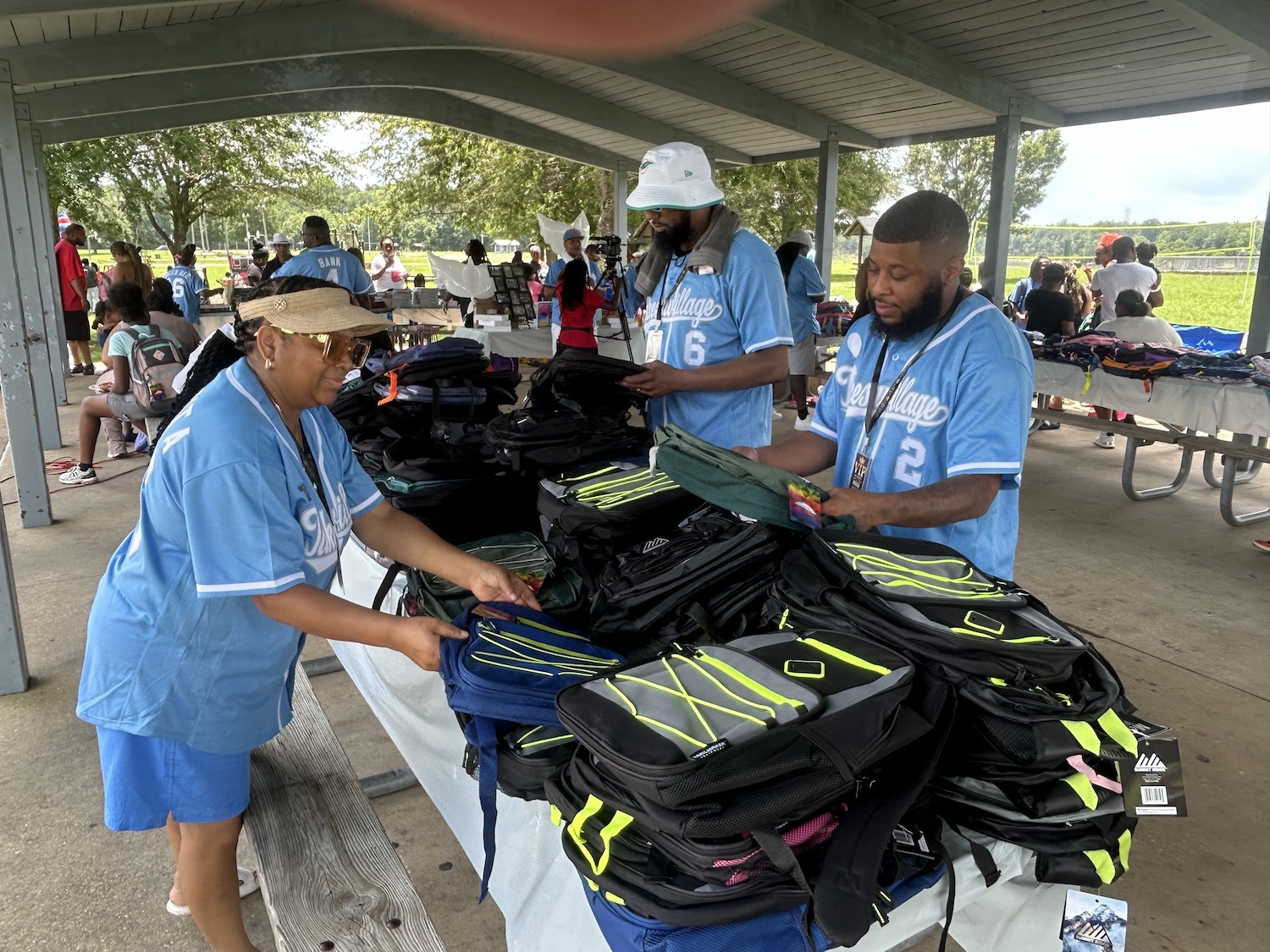 Group distributes 528 backpacks, school supplies at Lock and Dam - The ...