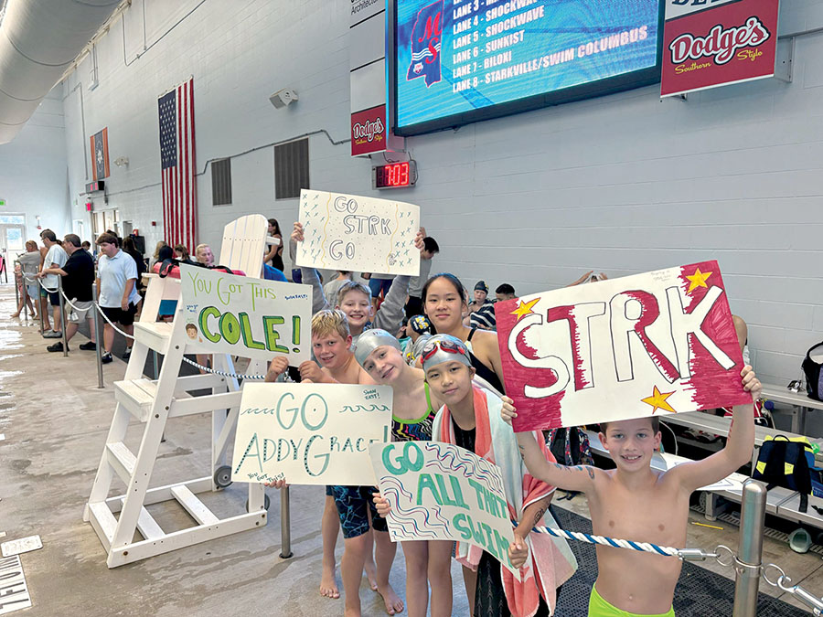 Starkville Swim Team captures two gold, six silver medals in Hubley’s ...