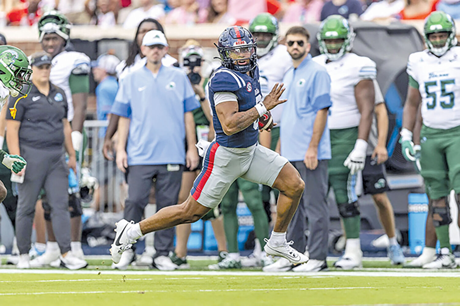 ‘Hard to contain’: Trinidad Chambless remains unfazed as starting QB ...